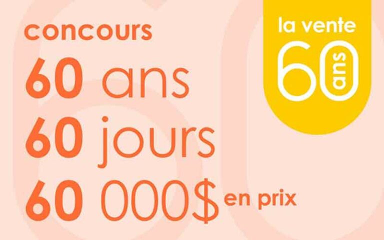 60 000 $ en prix - Québec Concours Gratuits